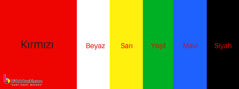 Renklerin Uyumu – Hangi Renk Hangi Renkle Uyumlu | Bidolubaskı